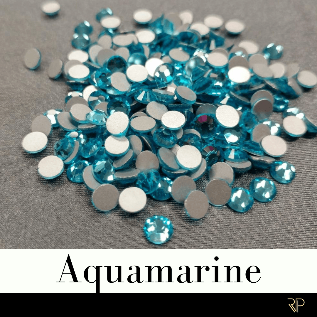 Aquamarine Crystal Color Rhinestone (10 Gross Pack) – The Rhinestone Place