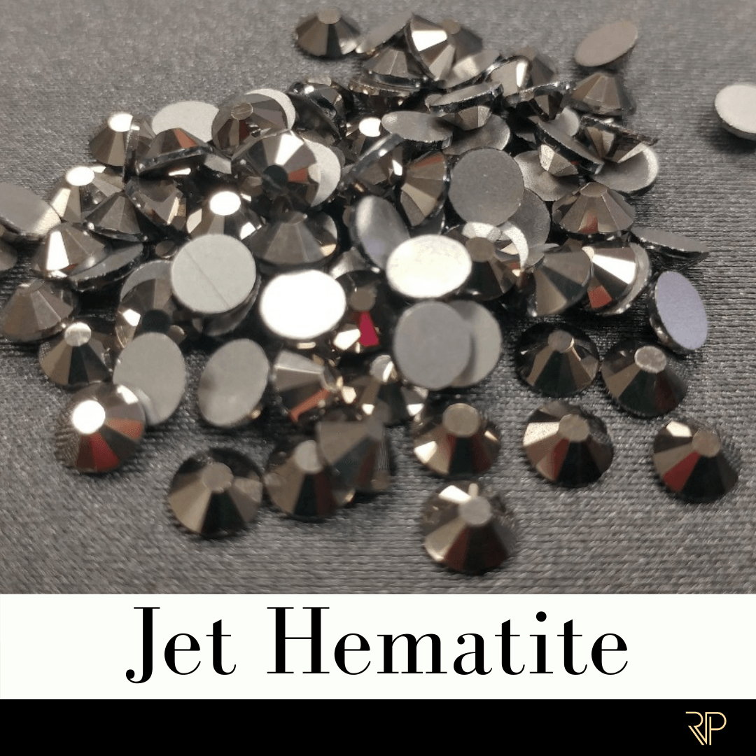 Jet Hematite Crystal Color Rhinestone (10 Gross Pack) – The Rhinestone ...